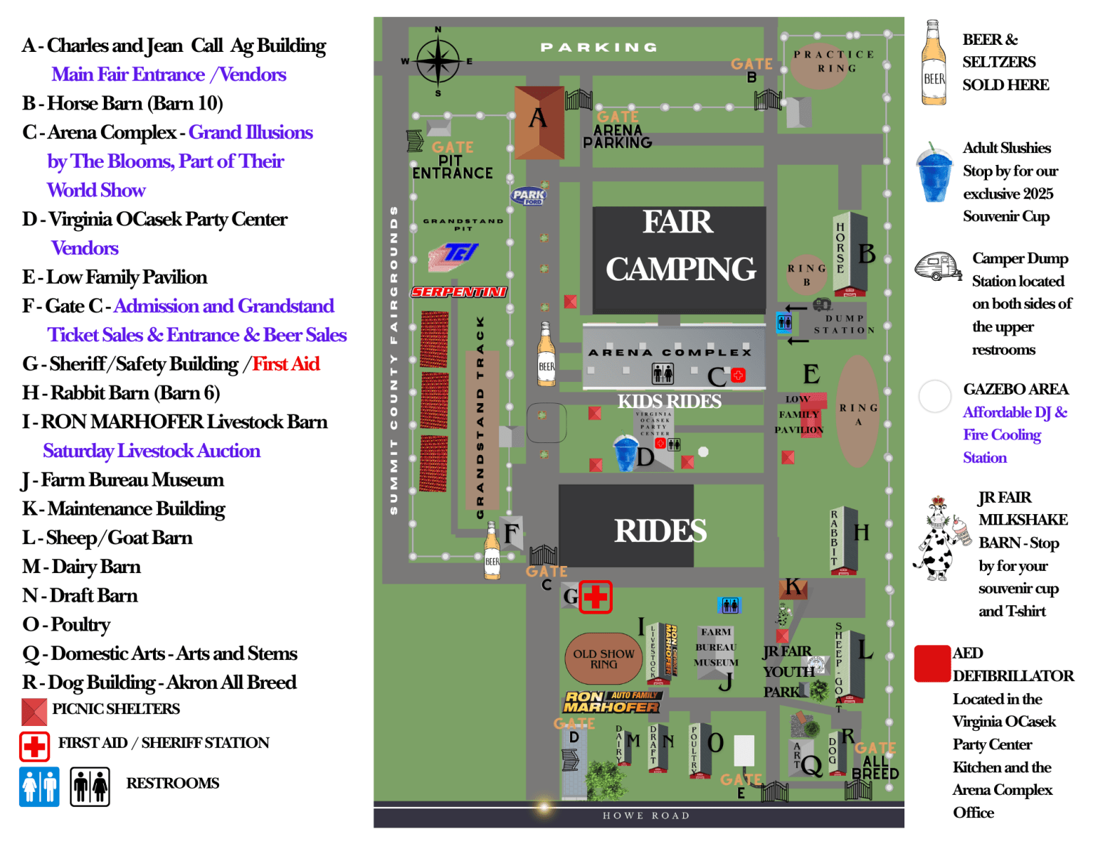 SCHEDULE – SUMMIT COUNTY FAIRGROUDS